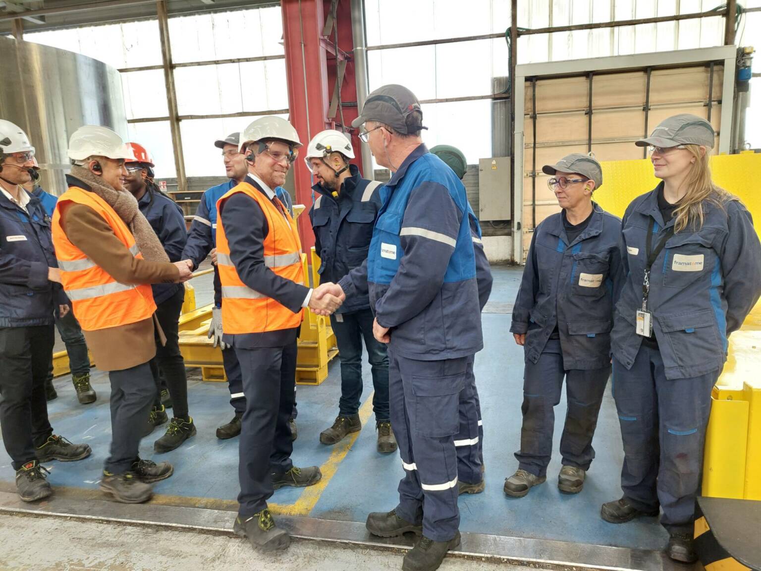 Visite du ministre Marc Ferracci - L'avenir de l'énergie nucléaire avec Framatome - L ...
