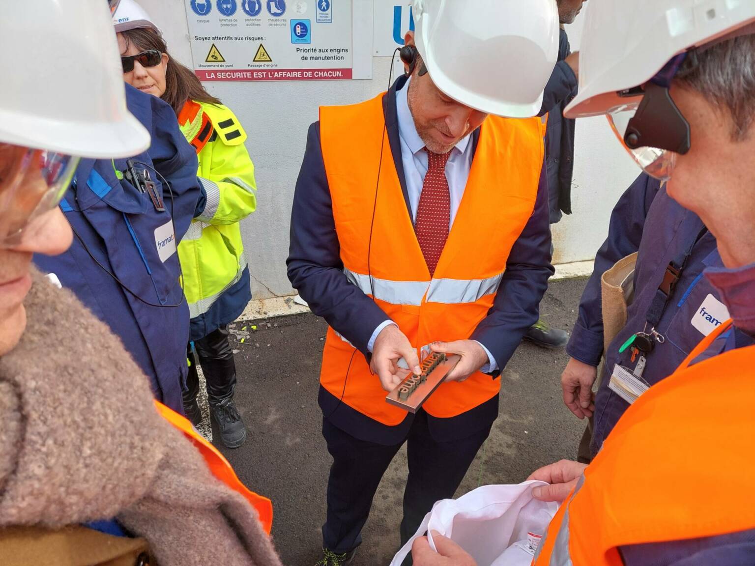 Visite du ministre Marc Ferracci - L'avenir de l'énergie nucléaire avec Framatome - L ...